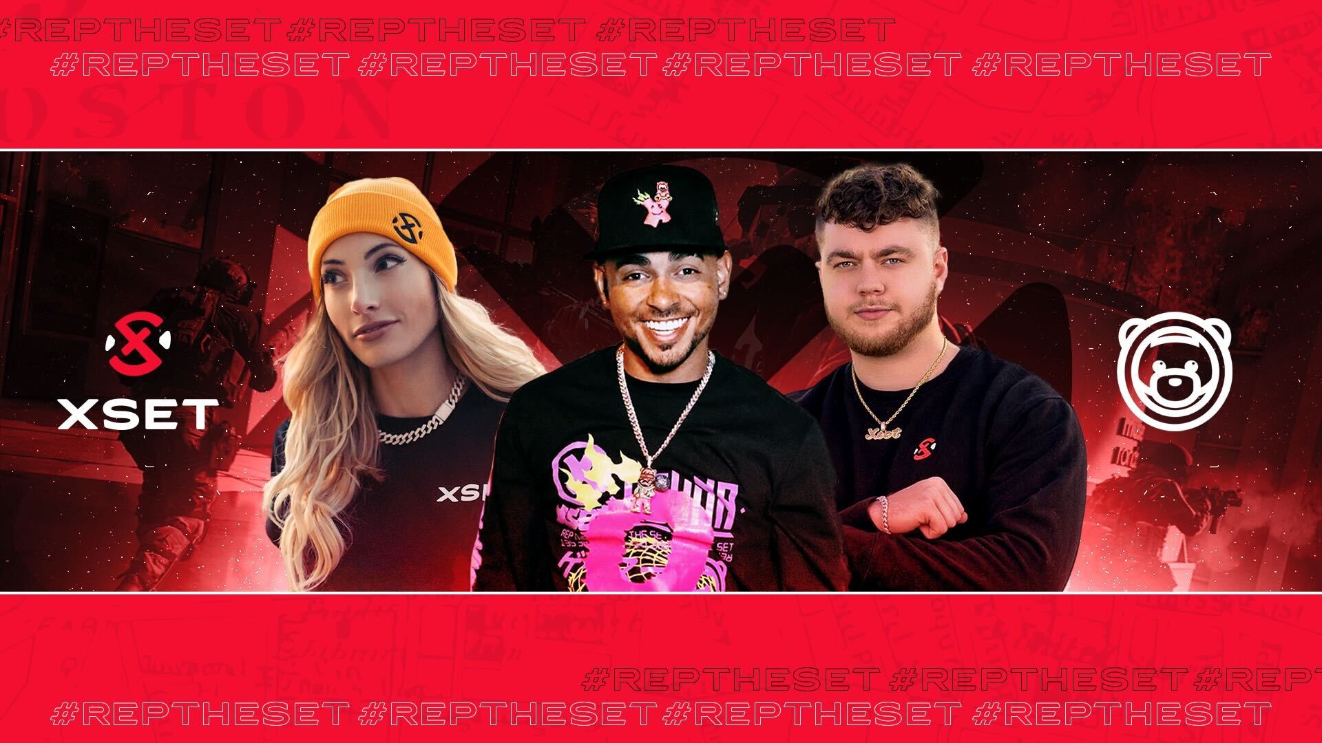 XSET Ozuna XSET SuperEvan and XSET Avori team up to make announcement